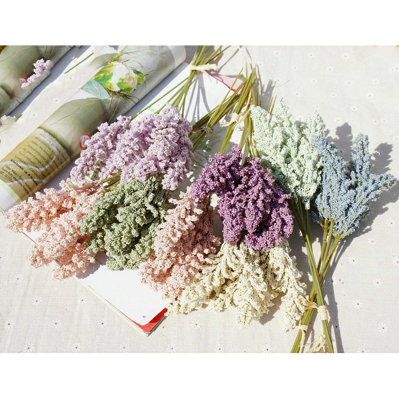 Jual BUNGA LAVENDER JAPANESE SKIMMIA ARTIFICIAL PERTANGKAI AF046 ...