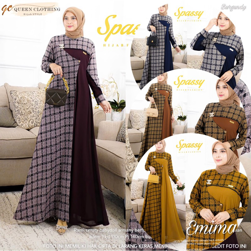 Jual EMIMA || ORIGINAL BY SPASSY HIJAB | Shopee Indonesia
