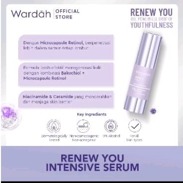 Jual wardah renew you intensive serum 15ml | Shopee Indonesia