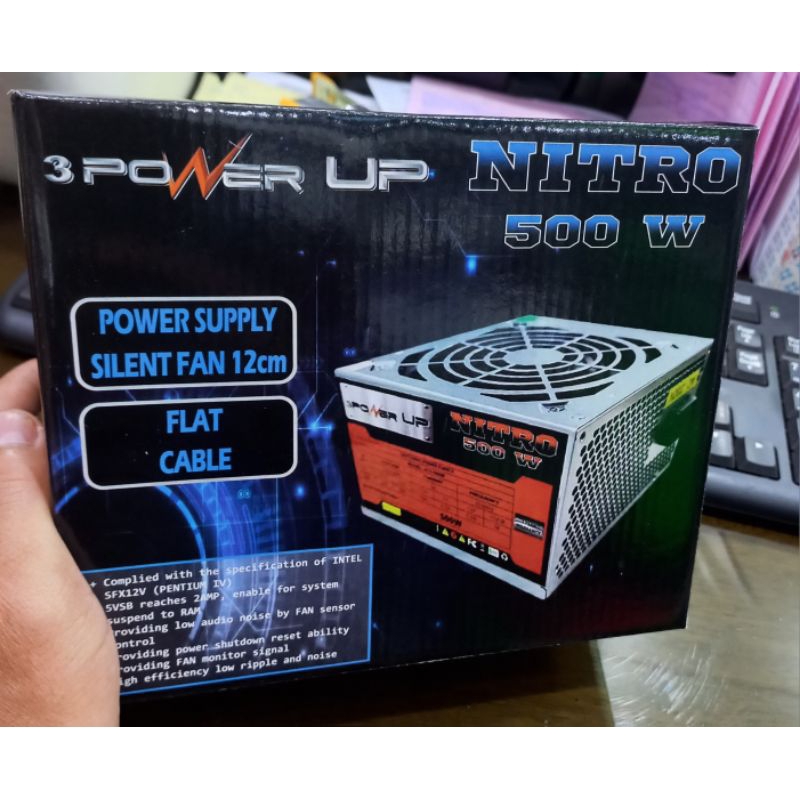 Jual PSU PC Power Up 500w/ PSU Power-up 500 watt power supply | Shopee ...