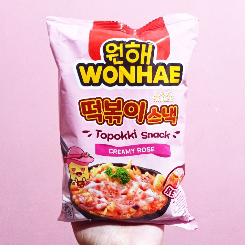 Jual Wonhae Topokki Snack 80gr / Creamy Rose / Spicy Sweet | Shopee ...