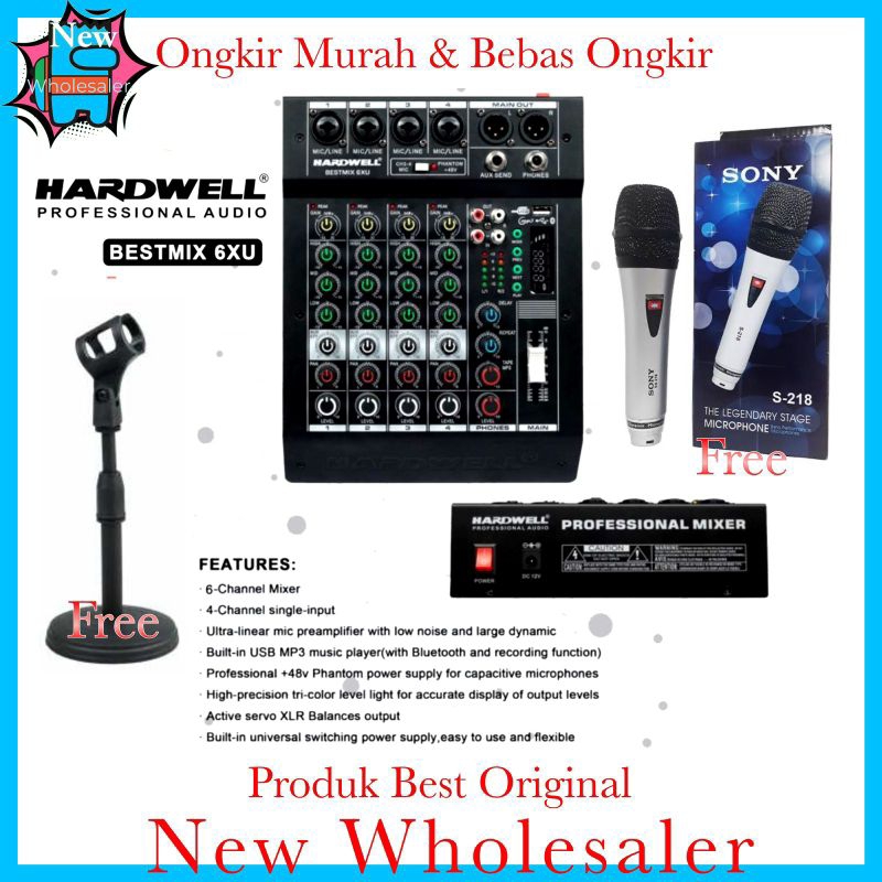 Jual Mixer Bestmix 6Xu Hardwell Resmi Best mix 6x 6 xu channel ...