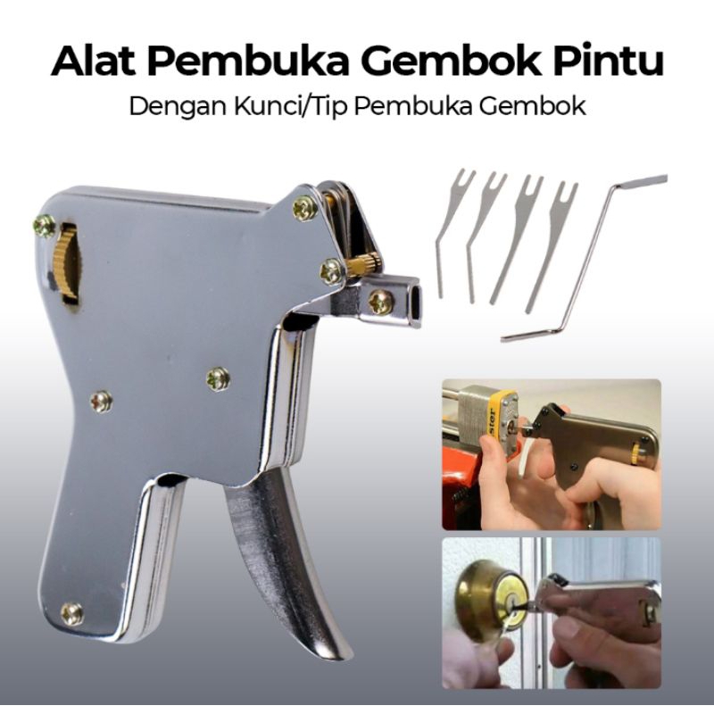 Jual Pick Set Extractor Alat Pembuka Gembok Kunci Pintu Lockpick Lock ...