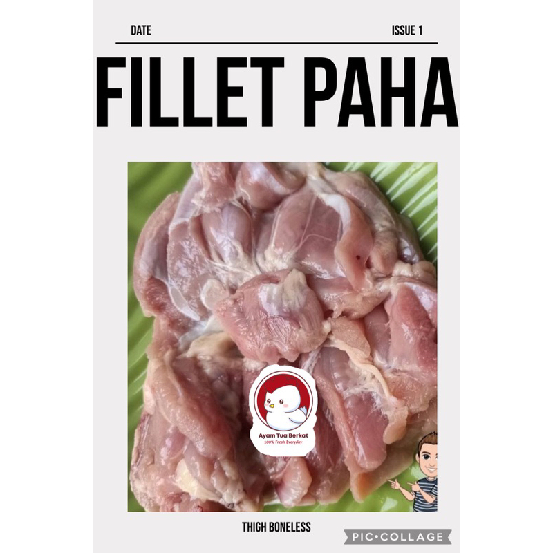 Jual Fresh Fillet Paha Broiler jakarta thigh boneless | Shopee Indonesia
