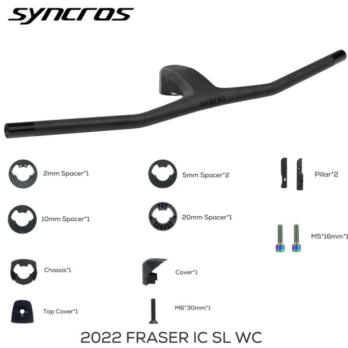 Jual Integrated Handlebar SYNCROS Fraser iC SL WC -20° - Stang Sepeda ...