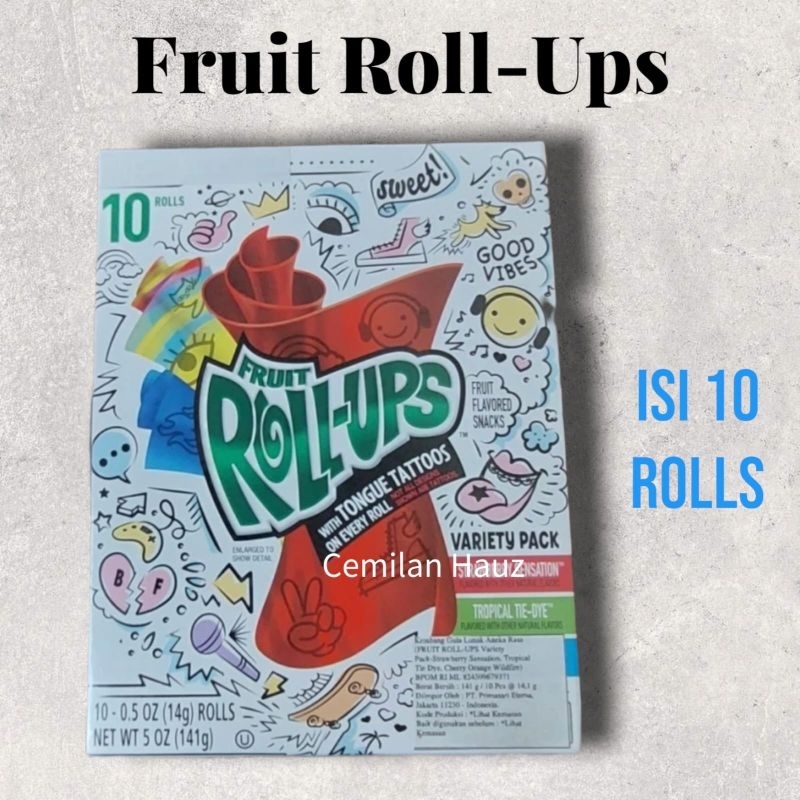 Jual Fruit Roll Ups Candy - Permen Aneka Rasa | Shopee Indonesia