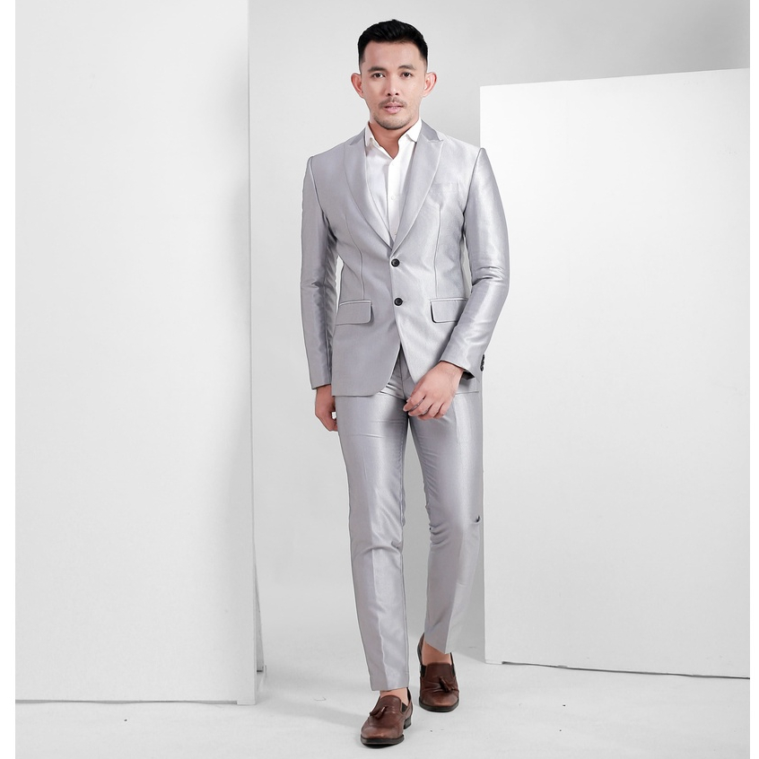 Jual Goldy - Jas Celana Pria Silver - New Hotma Series | Shopee Indonesia
