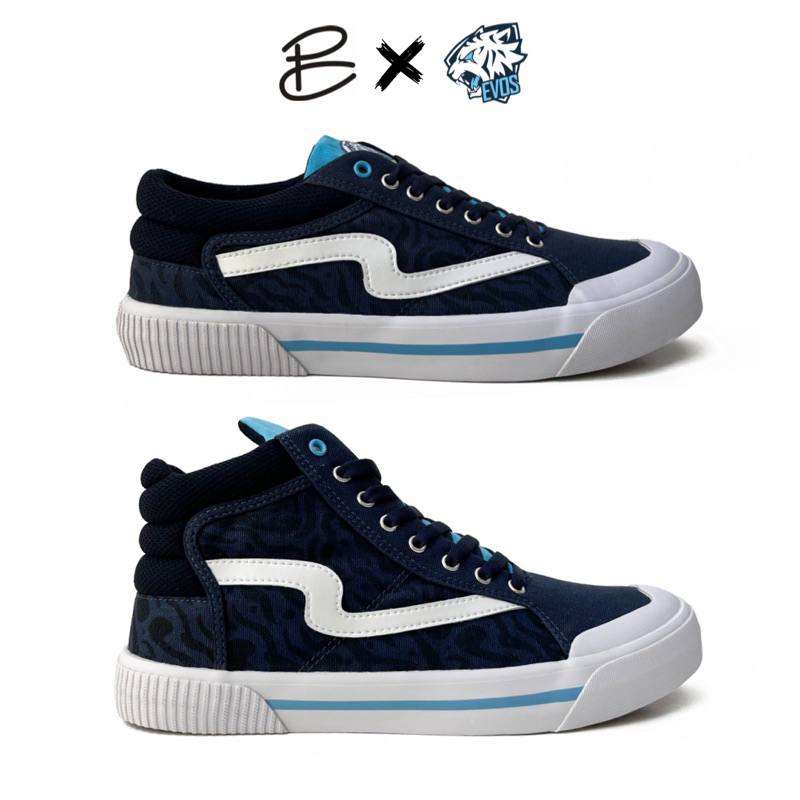 Jual SEPATU PATROBAS x EVOS SERIES NAVY LOW / HIGH LIMITED EDITION ...