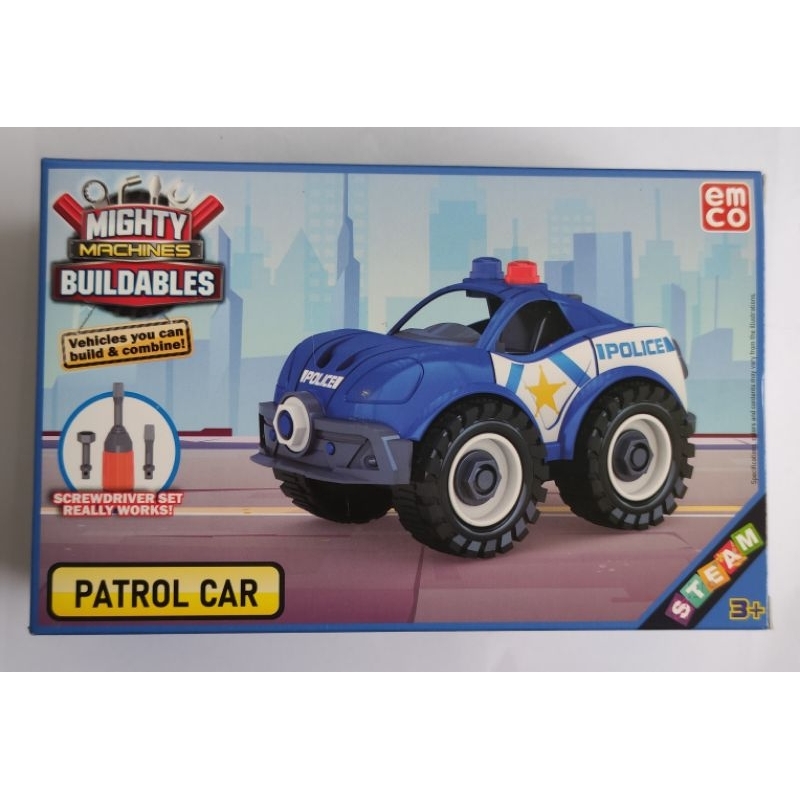 Jual EMCO MIGHTY MACHINES BUILDABLES PATROL CAR / MAINAN EMCO MOBIL ...