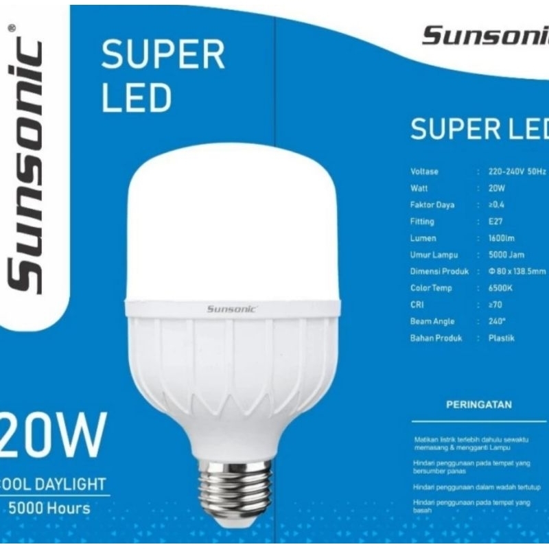 Jual Bohlam Lampu LED Capsule TYPE 20 SUNSONIC SHOGUN | Shopee Indonesia