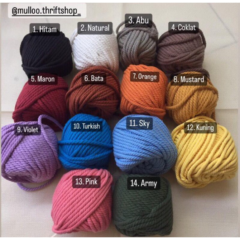 Jual [DIY] Benang Macrame 1 | Shopee Indonesia