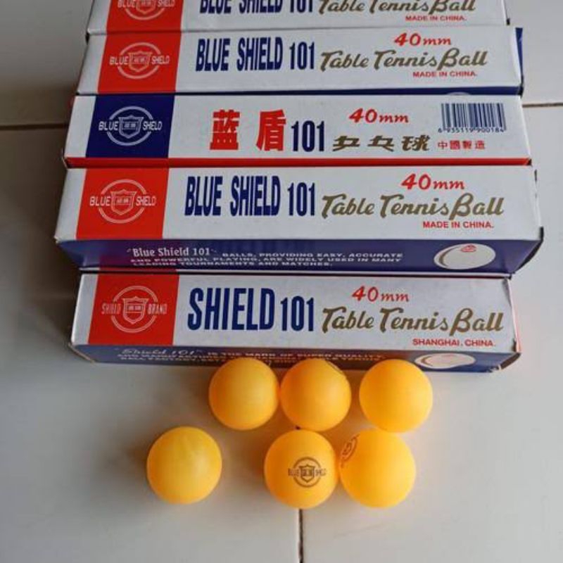 Jual BOLA PINGPONG / TENIS MEJA SHIELD 101 HARGA SATUAN (1PCS) MURAH | Shopee Indonesia