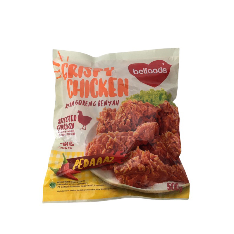 Jual Belfoods Ayam Goreng Renyah Pedas 500gr | Shopee Indonesia