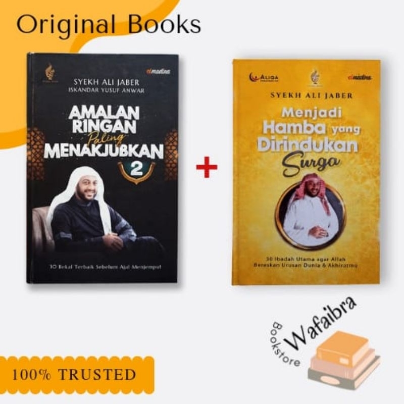 Jual BUKU KARYA SYEKH ALI JABER - AMALAN RINGAN PALING MENAKJUBKAN 2 & Menjadi Hamba | Shopee ...