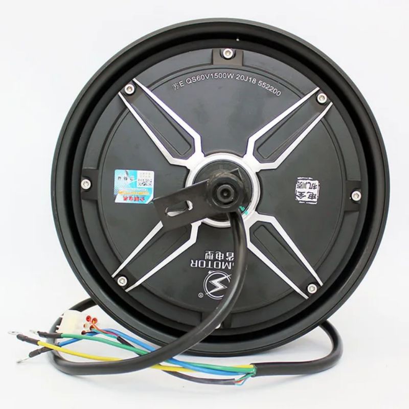 Jual dinamo bldc QS MOTOR 10" 2000w 3000w 60v 72v 96v hub motor listrik | Shopee Indonesia