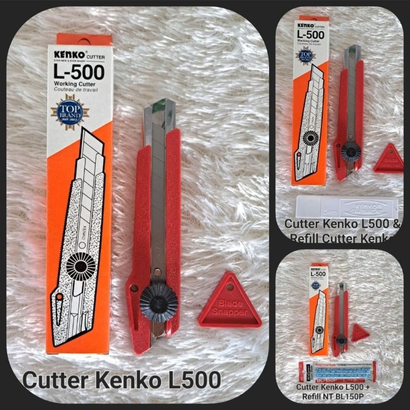 Jual Alat Cutter/Kater/Silet/Pisau Cutter Kenko L500 | Shopee Indonesia