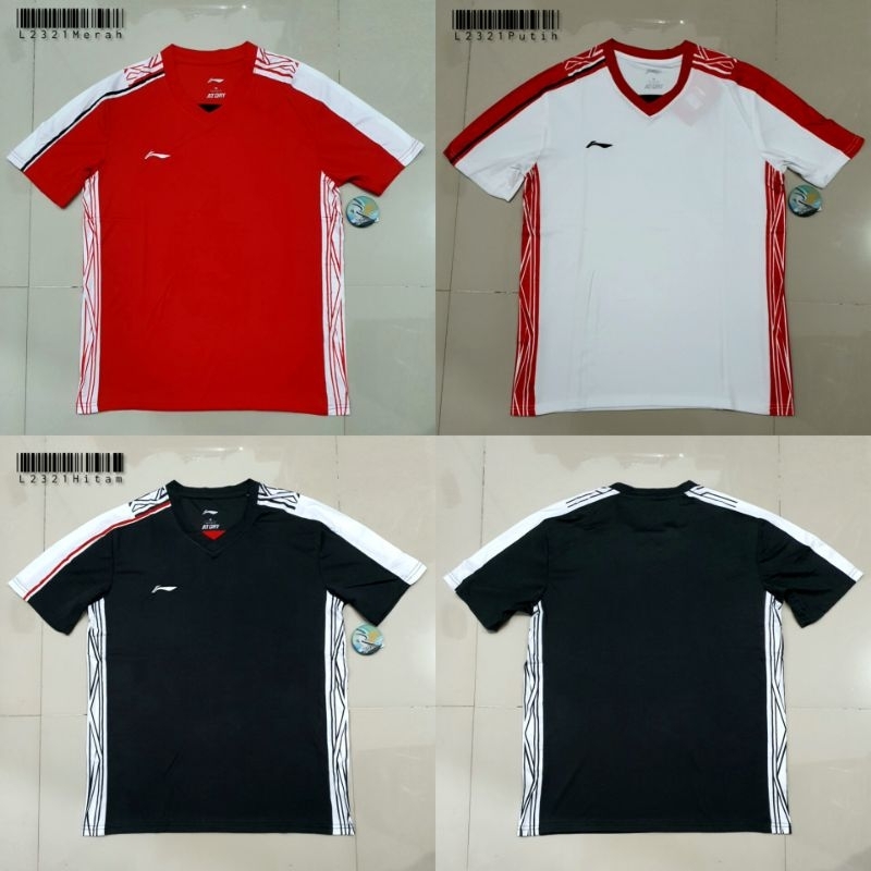 Jual L2321 2319 KAOS BADMINTON LINING BAJU BULU TANGKIS OLAHRAGA ...