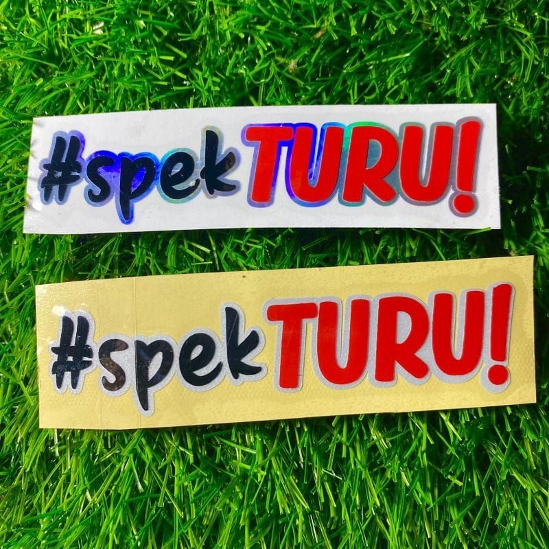 Jual Stiker Spek Turu Sticker Cutting Stiker Viral Motor Murah Anti Air ...