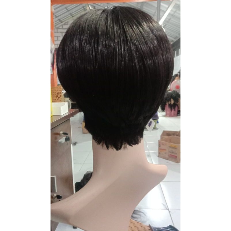 Jual WIG FULL RAMBUT PALSU PRIA MODEL KOREA | Shopee Indonesia