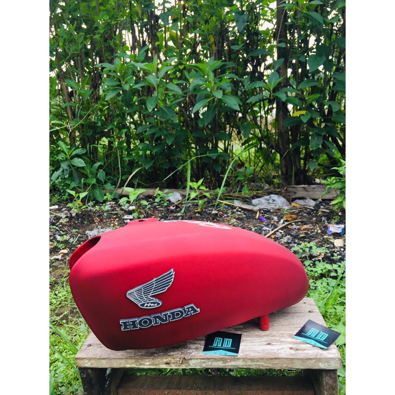 Jual Tangki honda cb100 warna merah doff tangki cb merah doff murah ...