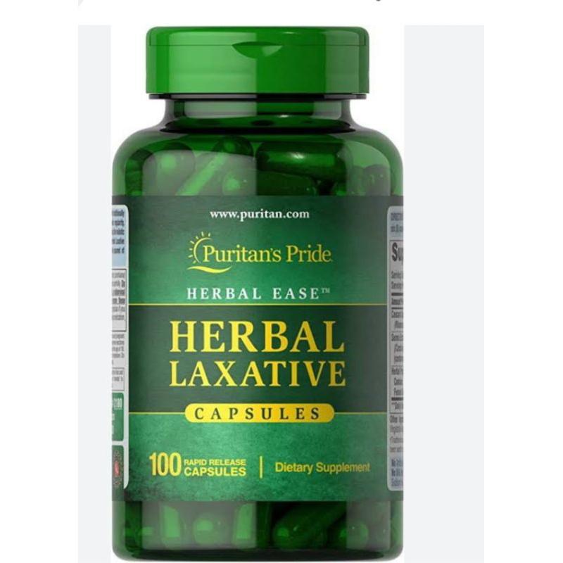 Jual Puritan's Pride Herbal Laxative 100 Capsules | Shopee Indonesia