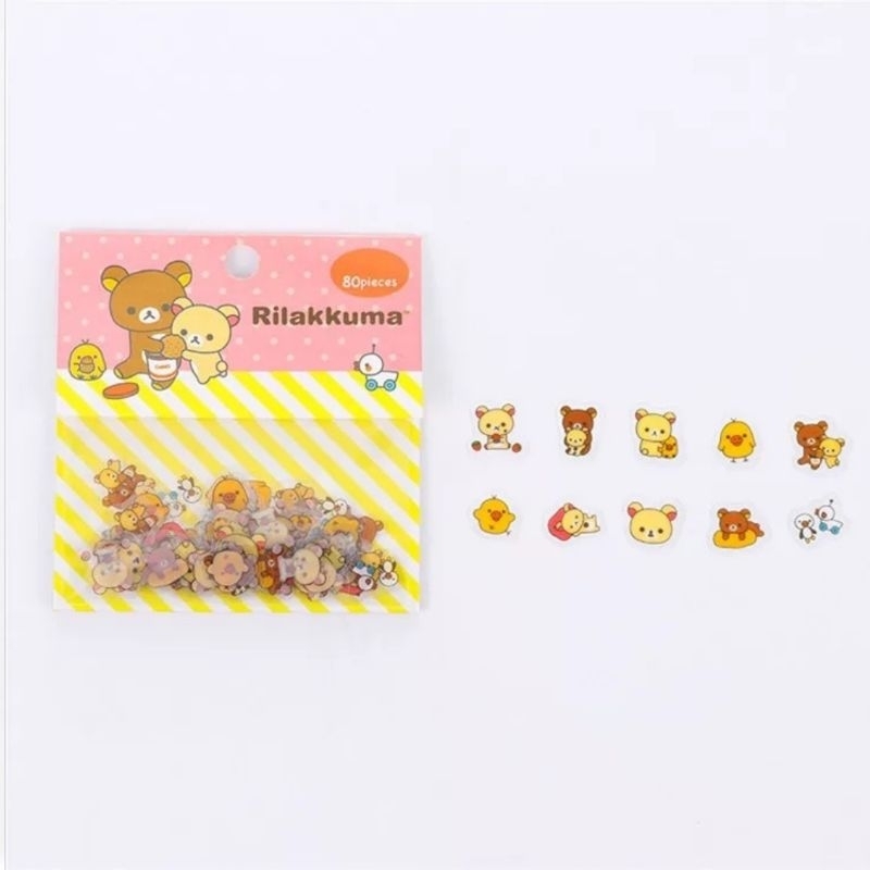 Jual 80pcs sticker mini lucu aesthetic - sticker bullet journal diary ...