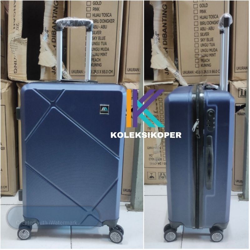 Jual Koper Geneva Fiber HARD case ukuran Bagasi 24 inch roda putar ...