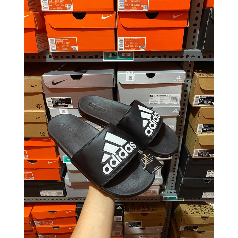Jual Sandal Adidas Adilette Comfort Black White GY1945 Original BNIB ...