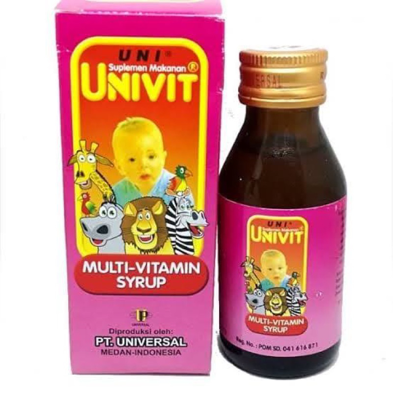 Jual Univit syrup 60ml Multivitamin | Shopee Indonesia