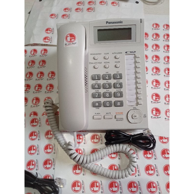 Jual Pesawat Telpon Telephone Panasonic KX-TS880 Caller ID BISA BUAT INDIHOME DAN mesin PABX ...