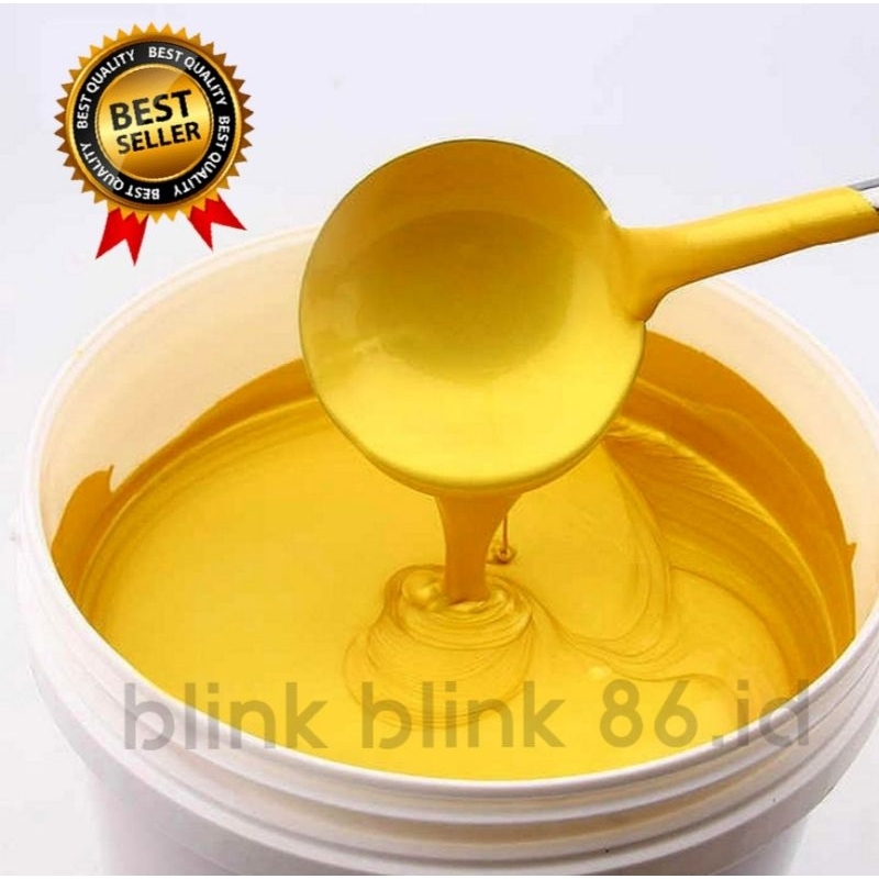 Jual CAT METALLIC GOLD Warna Emas Solid Cat Tembok Kayu Besi dll ...