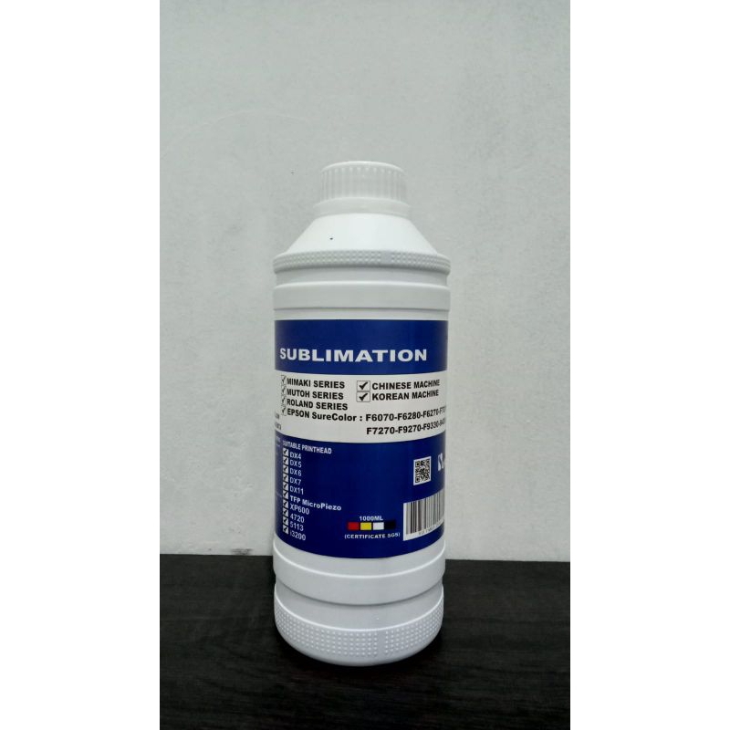 Jual TINTA SUBLIMATION FOR EPSON 100% ORIGINAL WARNA CYAN BISA UNTUK ...