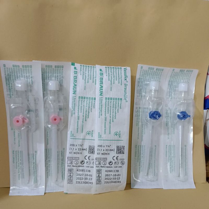 Jual VASOFIX BBRAUN / vasofix braunule / 20G, 22G | Shopee Indonesia