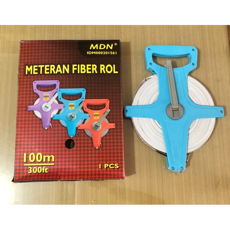 Jual meteran tancap MDN 50m 100m/ meteran tanah 50 100 meter/ meteran ...