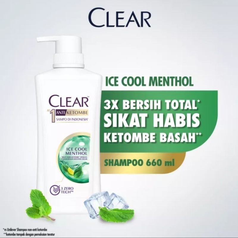 Jual Clear ice cool mentol 660 ml | Shopee Indonesia