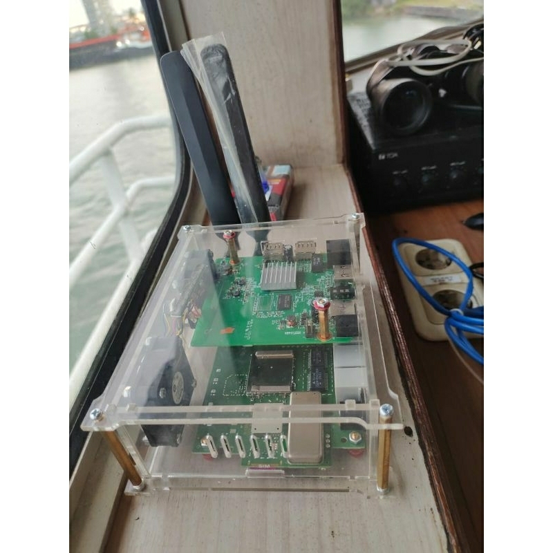 Jual Case Akrilik untuk Orbit Max + STB Custom Openwrt | Shopee Indonesia