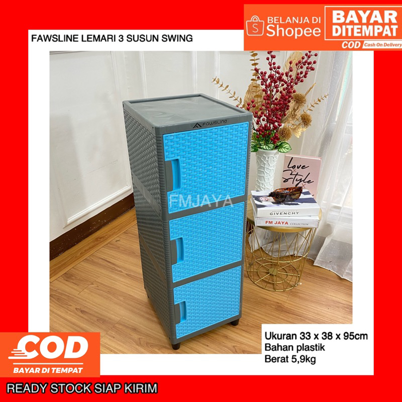 Jual FAWSLINE LEMARI 3 SUSUN SWING || LEMARI 3 SUSUN SERBAGUNA ... Jual FAWSLINE LEMARI 3 SUSUN SWING || LEMARI 3 SUSUN SERBAGUNA ...