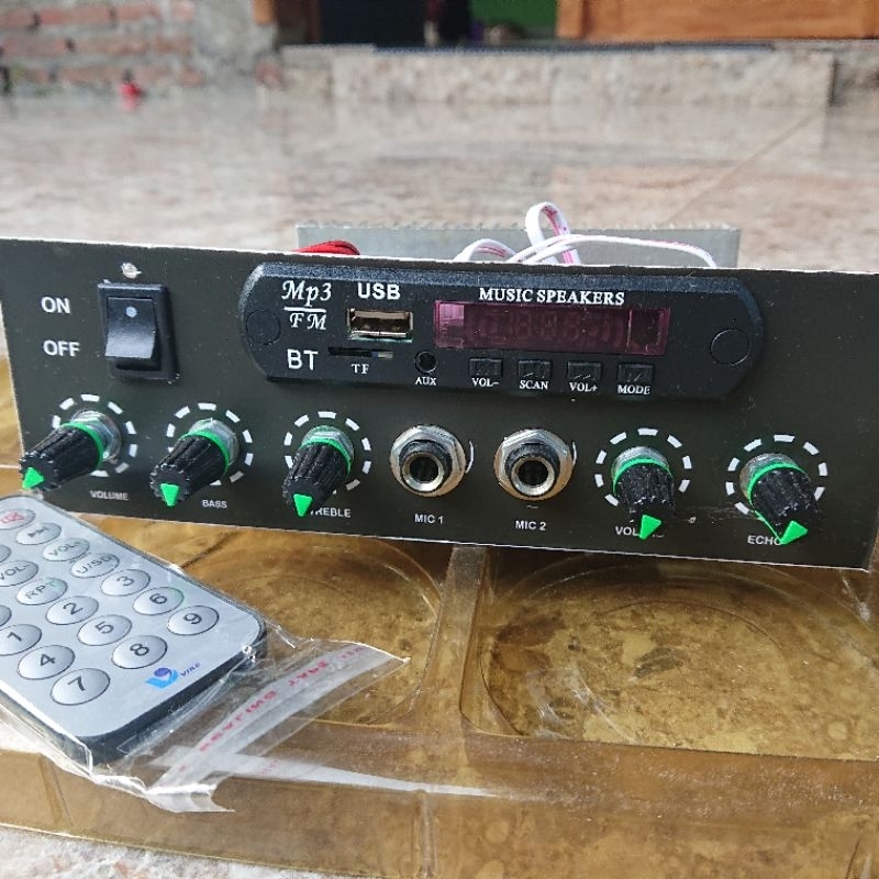 Jual modul kit speaker aktif bluetooth stereo plus echo | Shopee Indonesia