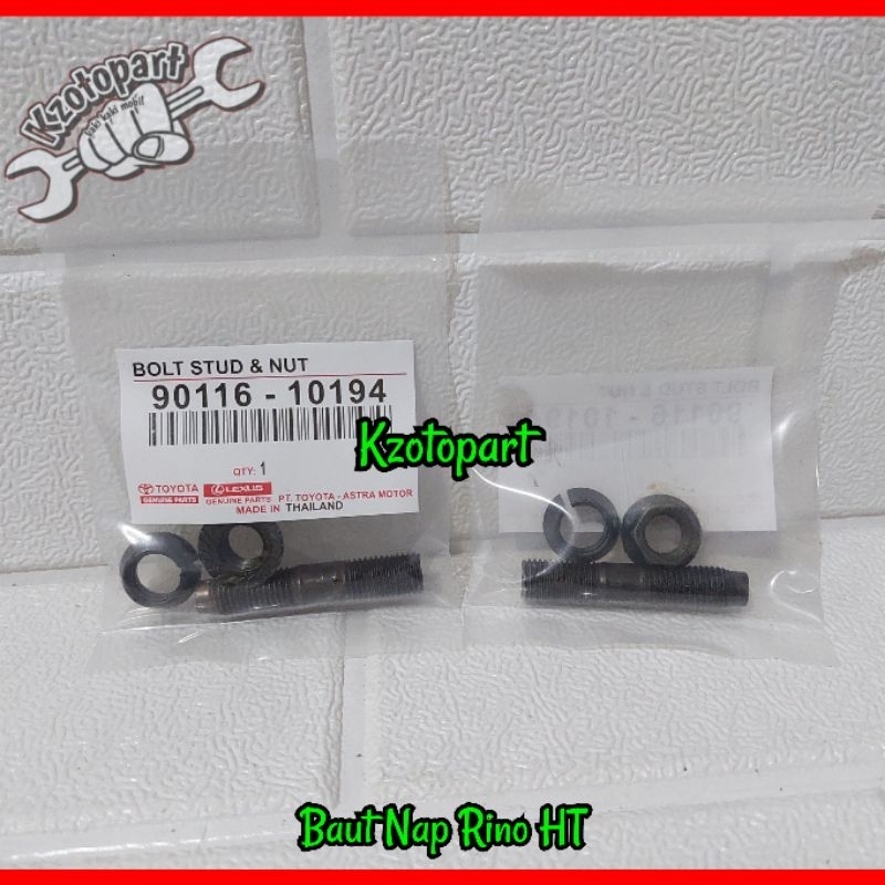 Jual Baut Nap Bolt Axle Baut Stud & Nap Rino 14B Baut As Roda BAJA Rino ...