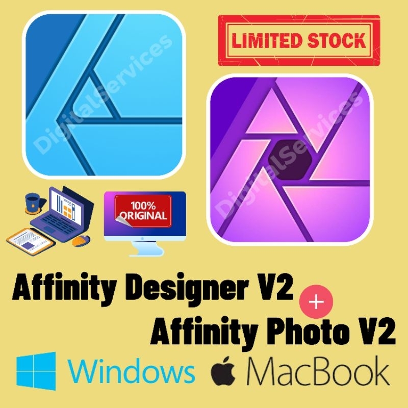 Jual (Win/Mac) Affinity 2 Best Seller Designer 2, Photo 2, Publisher 2 for Windows/Mac | Shopee ...