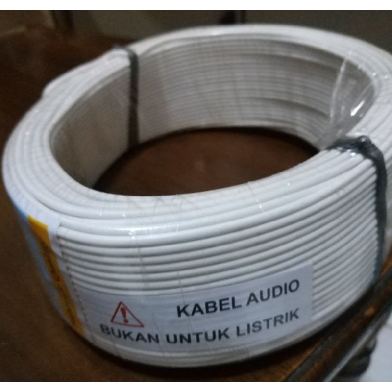 Jual kabel Putih Engle Kawat Isi 1 0,9mm Pesonaa panjan 100yard 90mtr ...