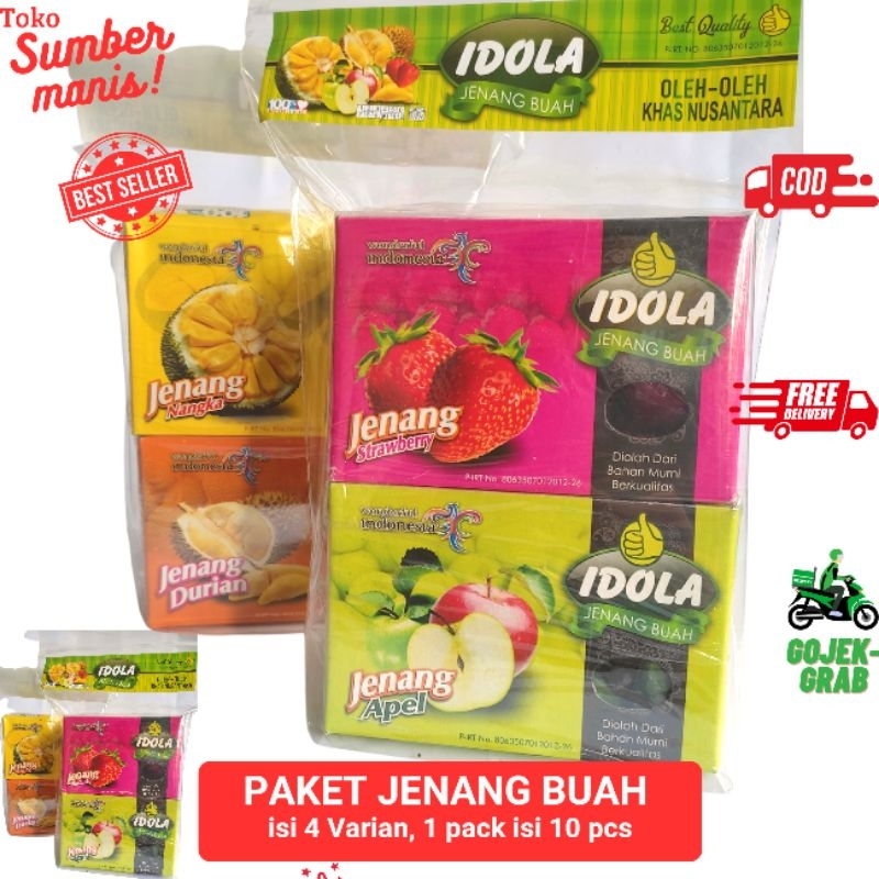 Jual Jenang/Dodol Apel Idola Paket Aneka Buah Oleh Oleh Malang | Shopee ...