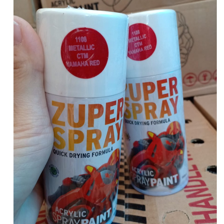 Jual Pilok Pilox Zuper Spray Paint Warna 1108 Metallic Yamaha Red ...