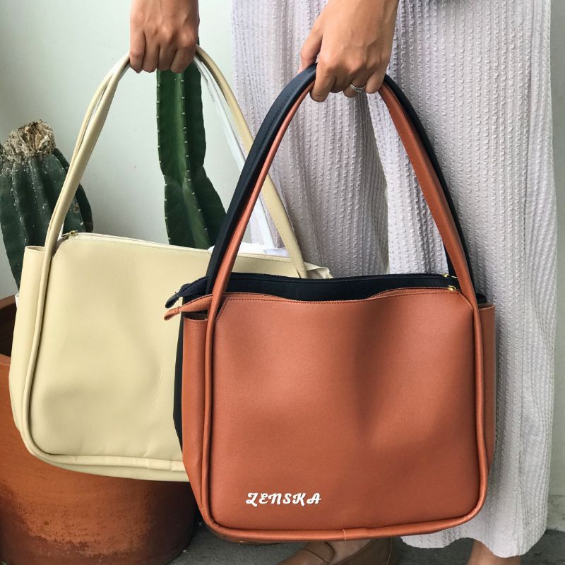 Jual [ZENSKA] ARABELLA Tas Tote Bag Wanita/Tas Handbag/Tas Kuliah ...
