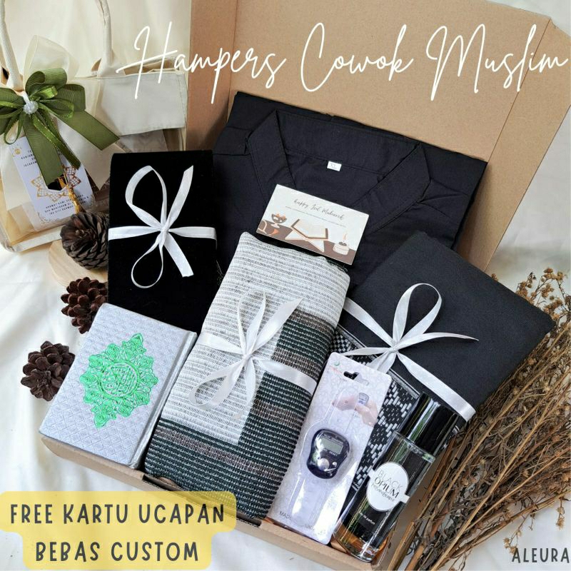 Jual Hampers Baju Koko Cowok Muslim / Hampers Alat sholat cowok / Kado ...