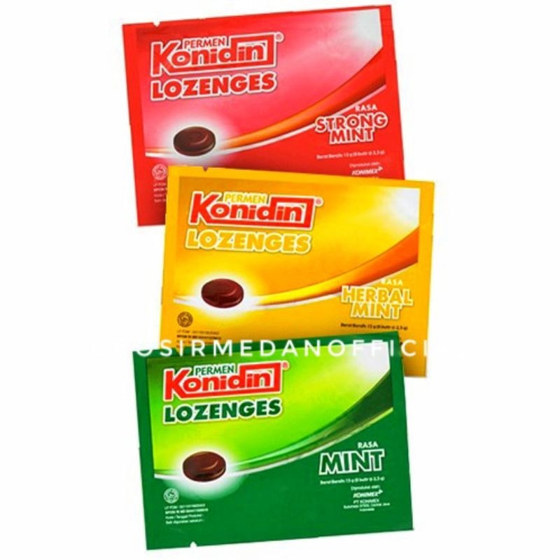 Jual PERMEN MINT KONIDIN LOZENGES - MELEGAKAN RONGGA MULUT DAN ...