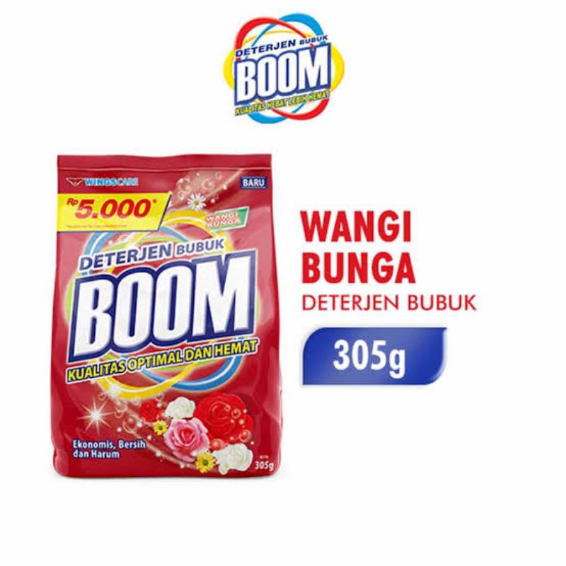 Jual Boom Detergent bubuk 350g | Shopee Indonesia