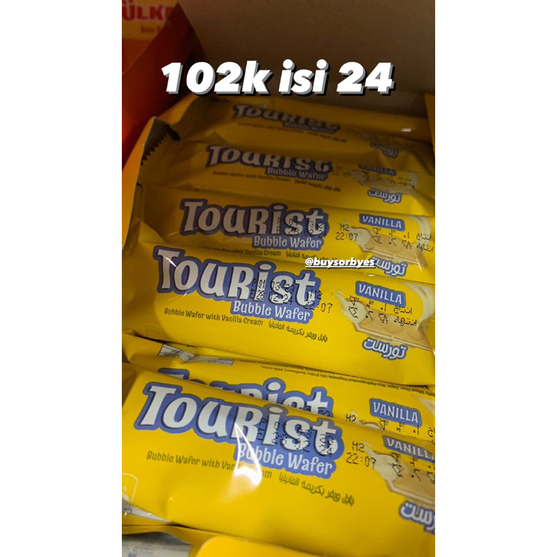 Jual tourist bubble wafer snack mesir | Shopee Indonesia