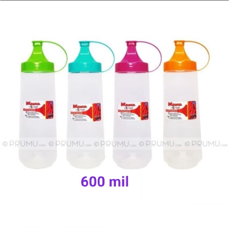 Jual botol kecap 600 mil/ botol saos/ botol mayonnaise merek clio ...