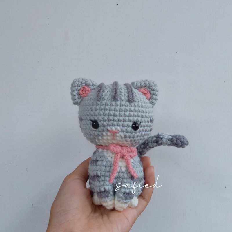 Jual Boneka Rajut Kucing / Cat Amigurumi (Boneka Rajut / Crochet Doll ...
